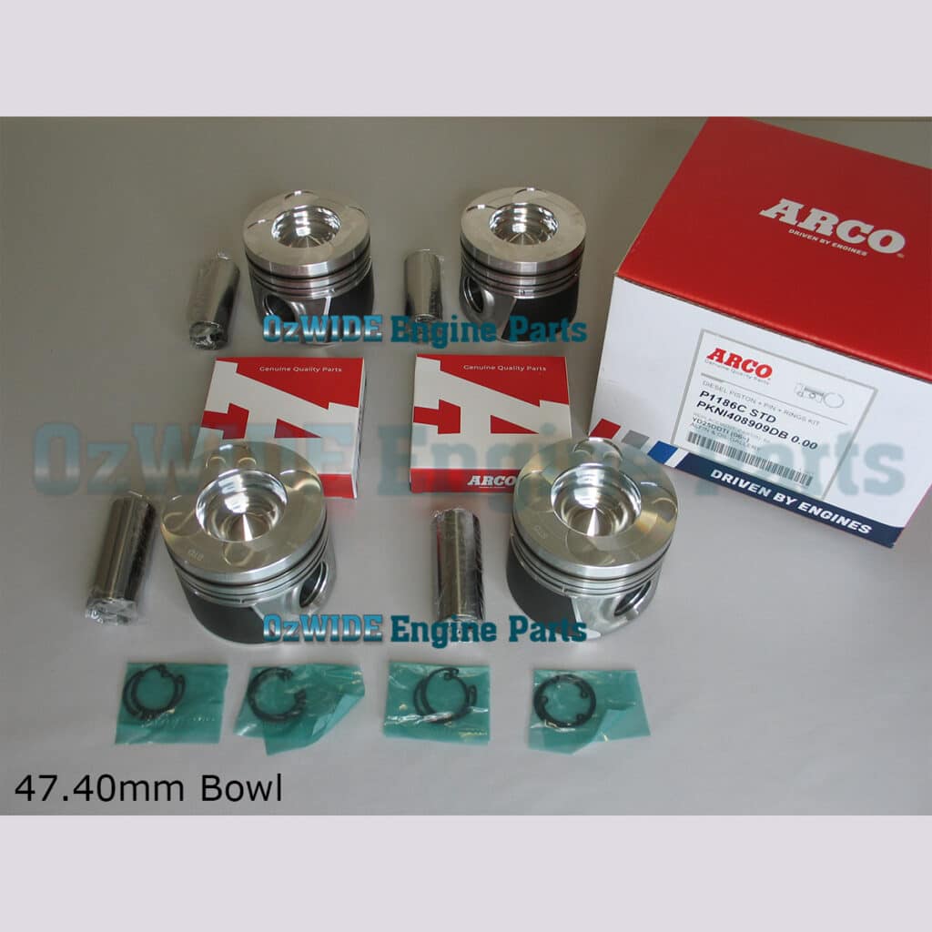 Nissan Navara D40 Thai 2.5 Lt YD25 - Piston and Ring Set 47.4mm ...