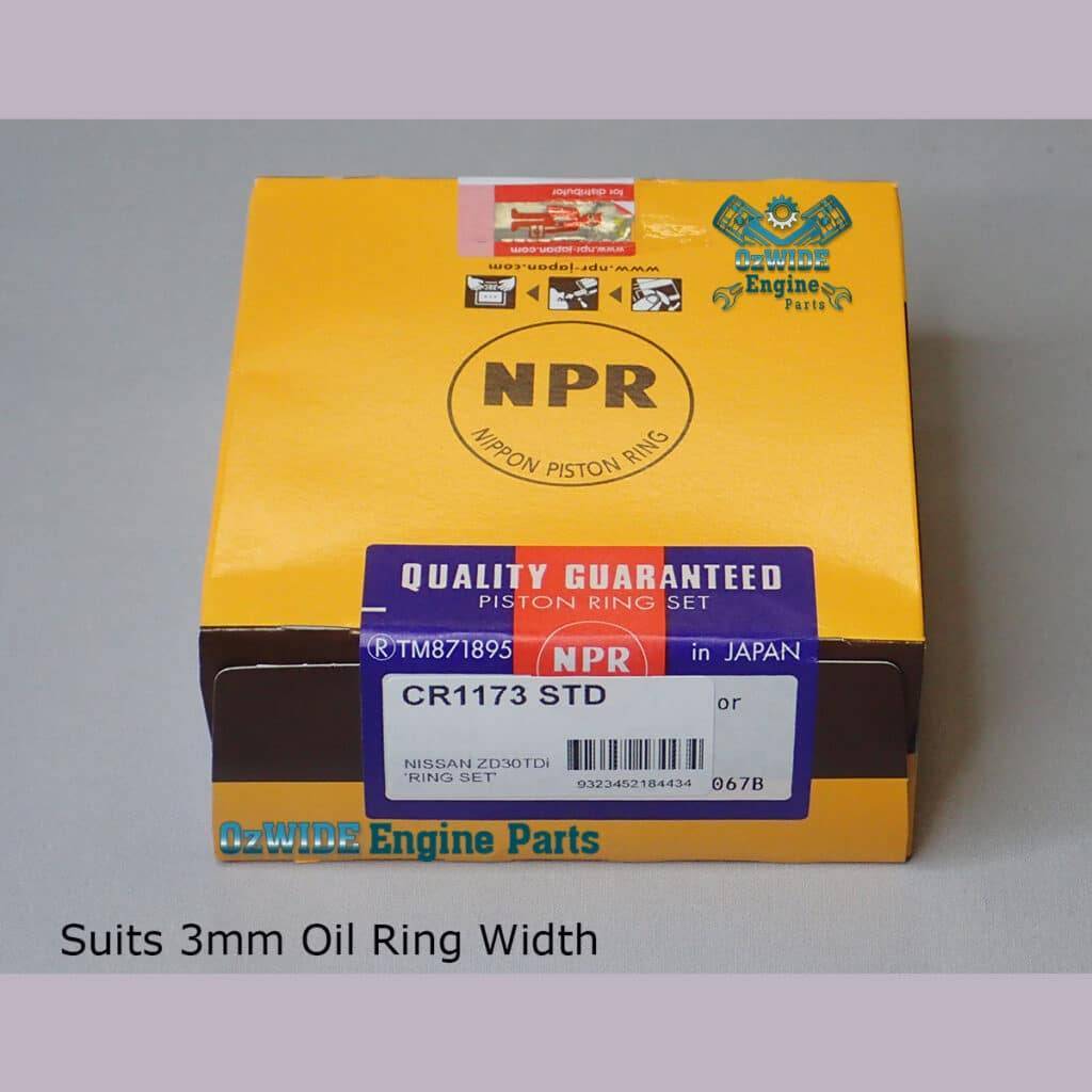 Nissan Patrol GU / Y61 3.0 Lt - ZD30 DI 3MM - Ring Set - OzWIDE Engine ...