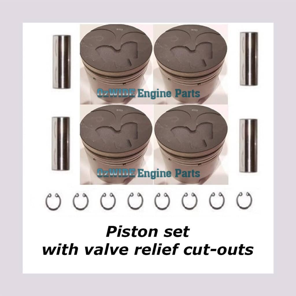 Toyota Hiace KZH132R 3.0 Lt Diesel 1KZ-TE - Piston Set with valve ...